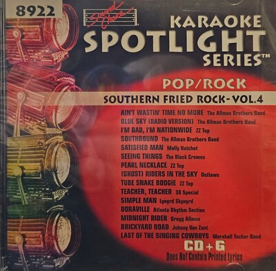 SC8922 SOUTHERN FRIED ROCK NEW SOUND CHOICE KARAOKE LOT K | eBay