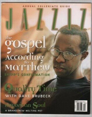 Jazziz Mag Matthew Shipp Dave Brubeck October 1997 080520nonr | eBay