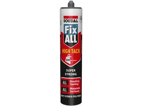 Soudal - Fix ALL High Tack Black 290ml Strong Bonding Sealant | eBay