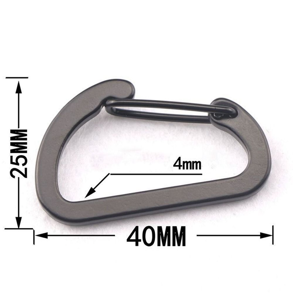10pcs Safety Buckle Keychain Equipment Key Buckle Outdoor Sports | eBay