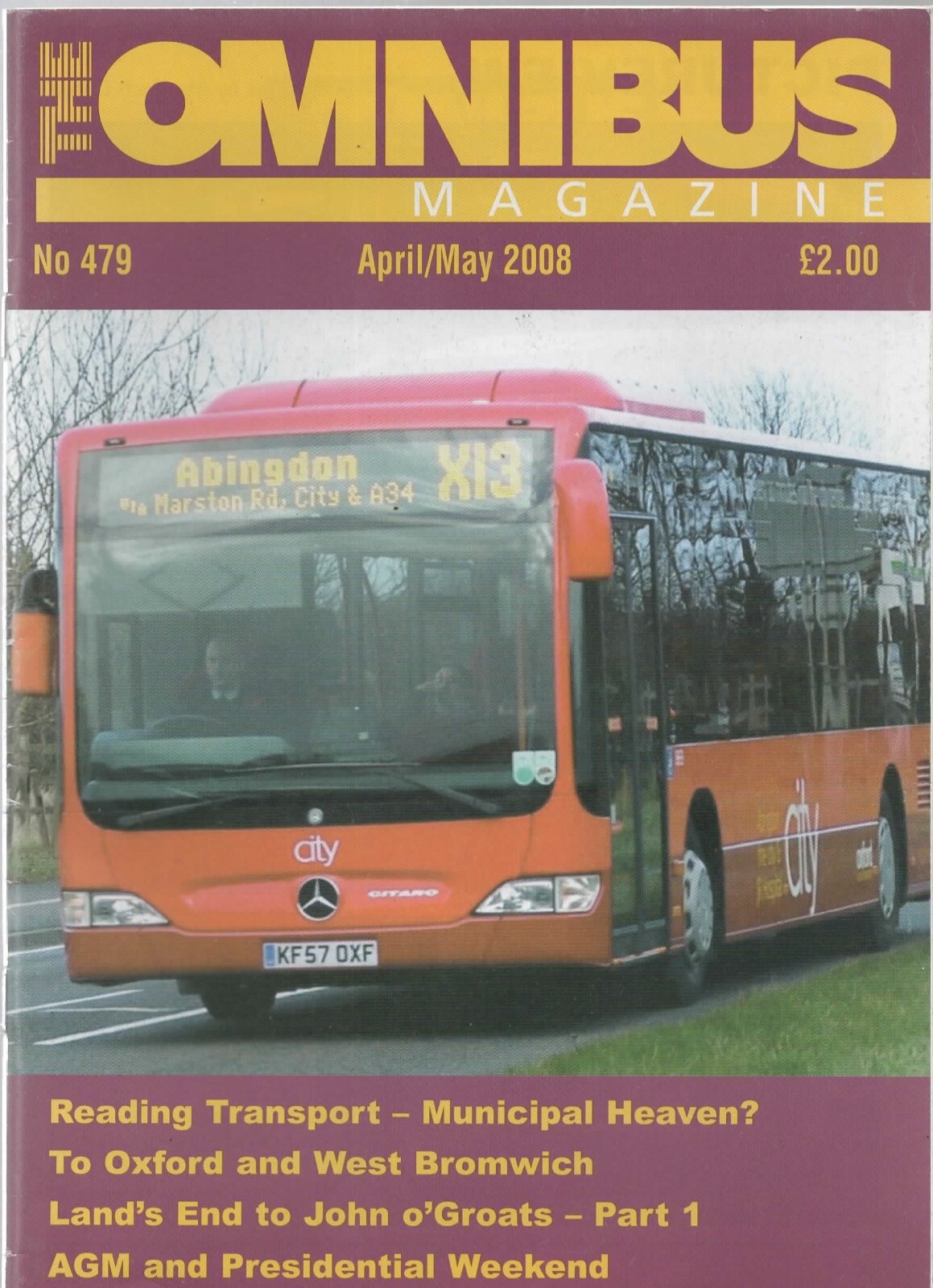 The Omnibus Magazine No.479 April May 2008 | eBay UK