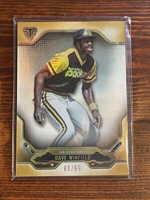 2020 Topps Triple Threads Gold #/99 Dave Winfield #42 HOF Padres | eBay