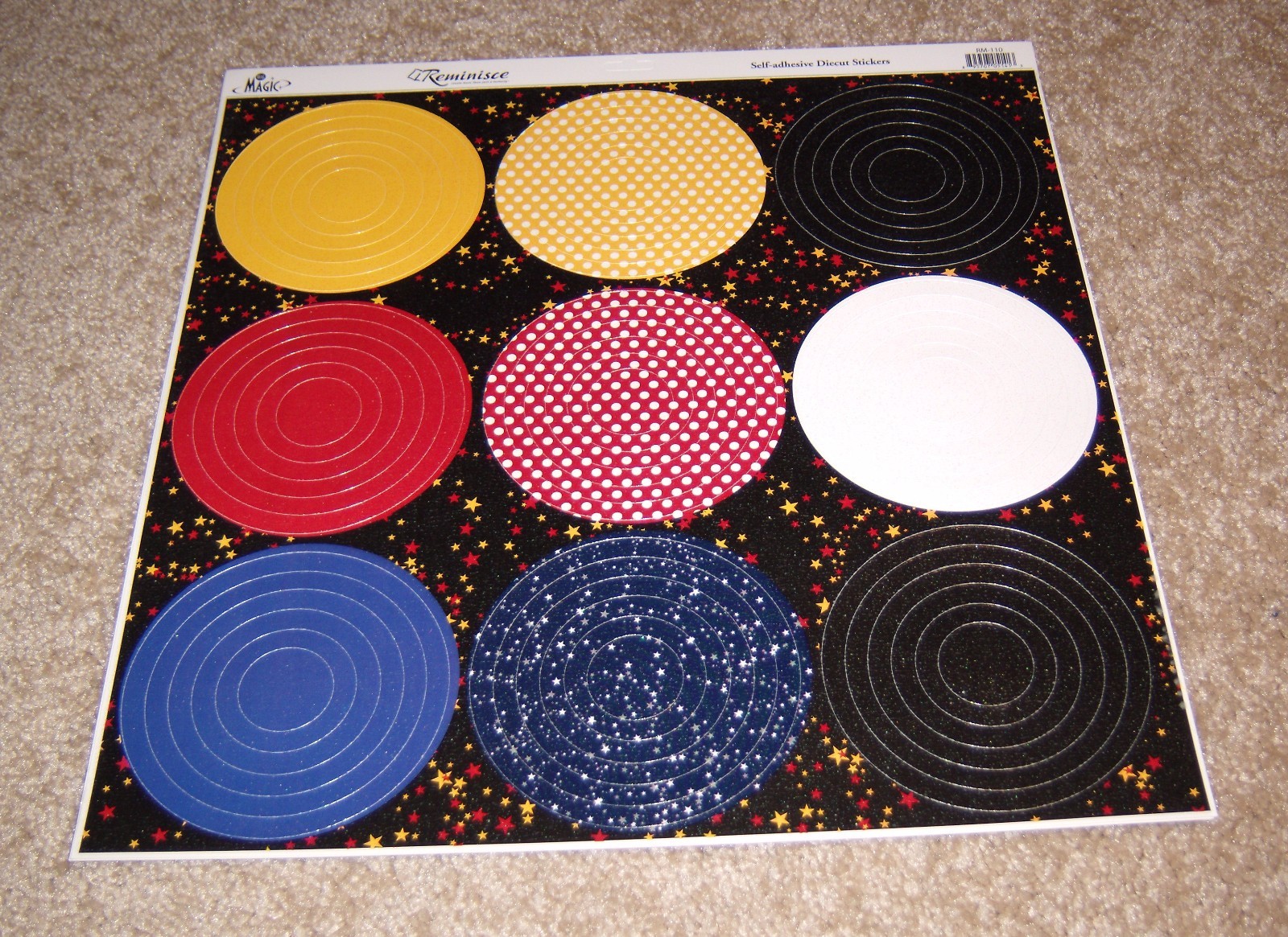 Reminisce Real Magic 12x12 DieCut Sticker Sheet ~ Disney Circles | eBay