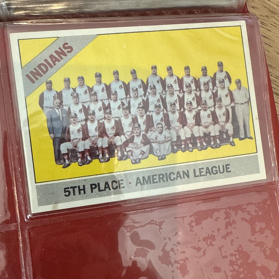 Lot of (29)1966 Topps CLEVELAND INDIANS Baseball. TIANT NM | eBay