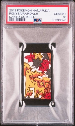 PSA10 Gallop Ponyta Pokemon Pocket Monsters Hanafuda Kanto Region 151 ...