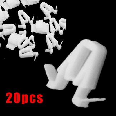 12.4mm Clips 20pcs White #67771-58010 Door & Garnish Moulding High ...