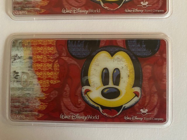 Walt Disney World Pop Century Mickey Mouse Luggage Tags (3) and Map ...