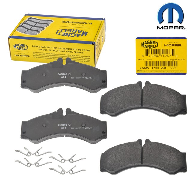 Mopar Disc Brake Pad Set 2AMV1790AB For Dodge Freightliner Sprinter ...