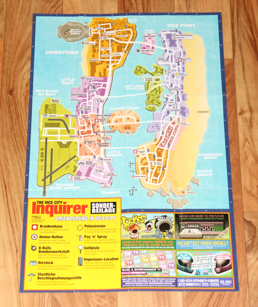 Gta Vice City Stories Map