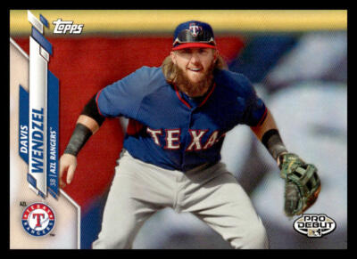 2020 Topps Pro Debut Davis Wendzel PD-59 AZL Rangers | eBay