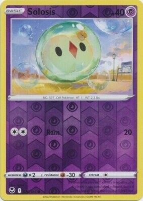 Solosis Reverse Holo Pokemon TCG Card 076/195 | eBay