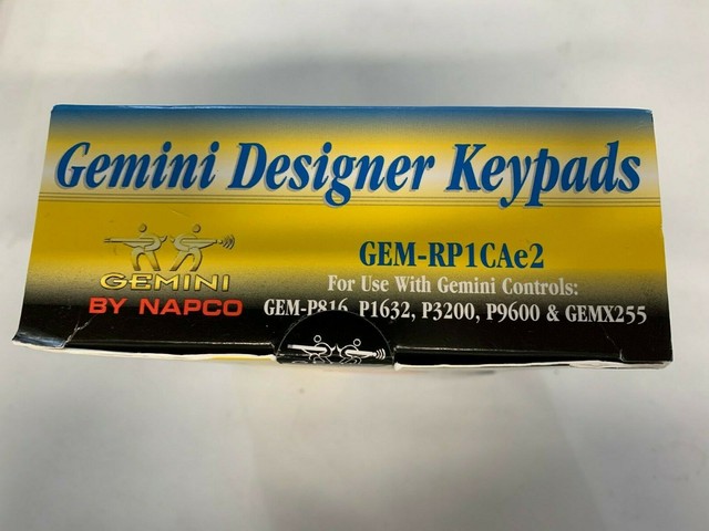 NAPCO GEM-RP1CAE2 KEYPAD for sale online | eBay