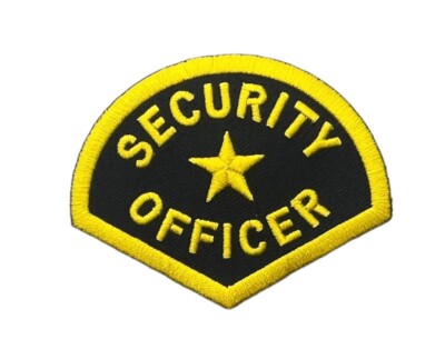 Security Officer 3 x 2.5 inch Patch IV2265 F1D7H | eBay