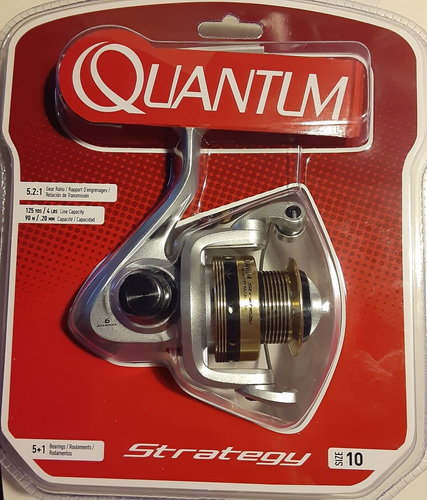 new Quantum Strategy Spinning size 10 Reel Silver/Gold 5.2:1 | eBay