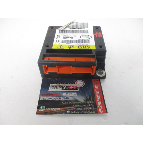 CENTRALINA AIRBAG CITROEN C3 2 II [2009>] COD: 9663357480 // 403855 | eBay