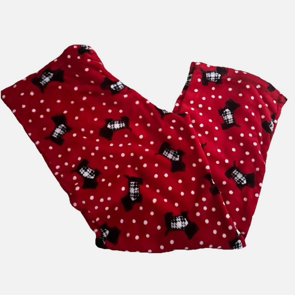 Women’s Secret Treasures Red With Yorkshire Terriers Size Large (12-14 ...