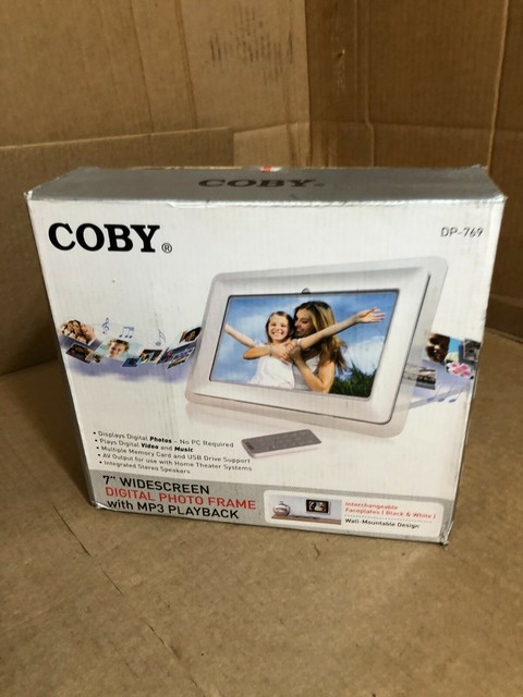 Coby DP-769 7" Digital Picture Frame for sale online | eBay