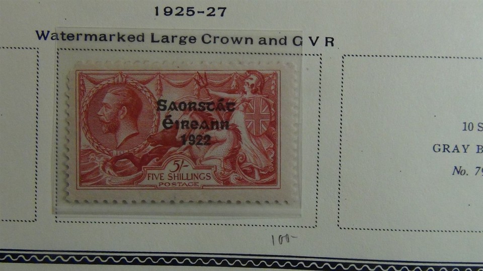 Stampsweis Ireland high end stamp collection in Scott Specialty est ...
