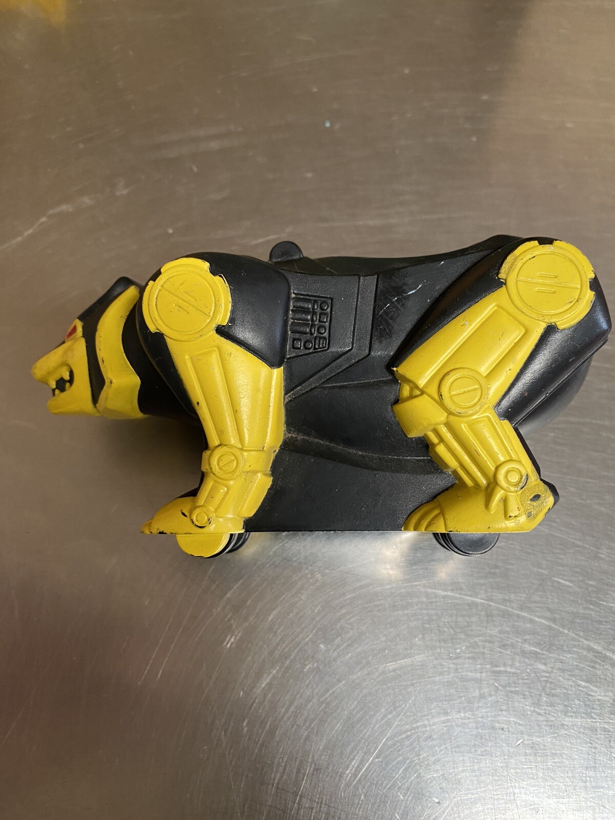 Vintage 1990s Mighty Morphin Power Rangers Yellow Bear Zord Ninjazord ...