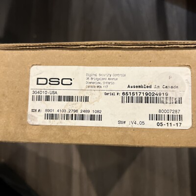 DSC 3G4010-USA HSPA Universal Wireless Commercial Fire Alarm ...