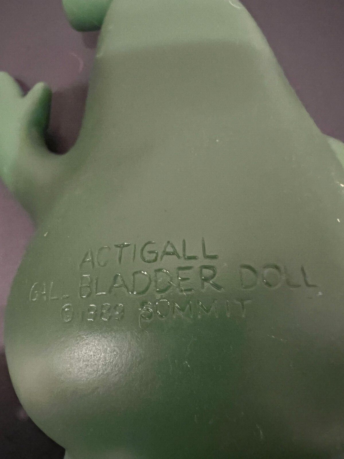 1989 Actigall Ursodiol Gallbladder Medicine Mascot Figure 7" Tall ...
