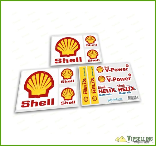 Shell Sponsor Helix V-Power Ferrari Motor Oil High Quality Decals ...