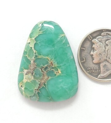 Natural Damele Variscite Single Large Triangle Free Form Cabochon 22.3 ...
