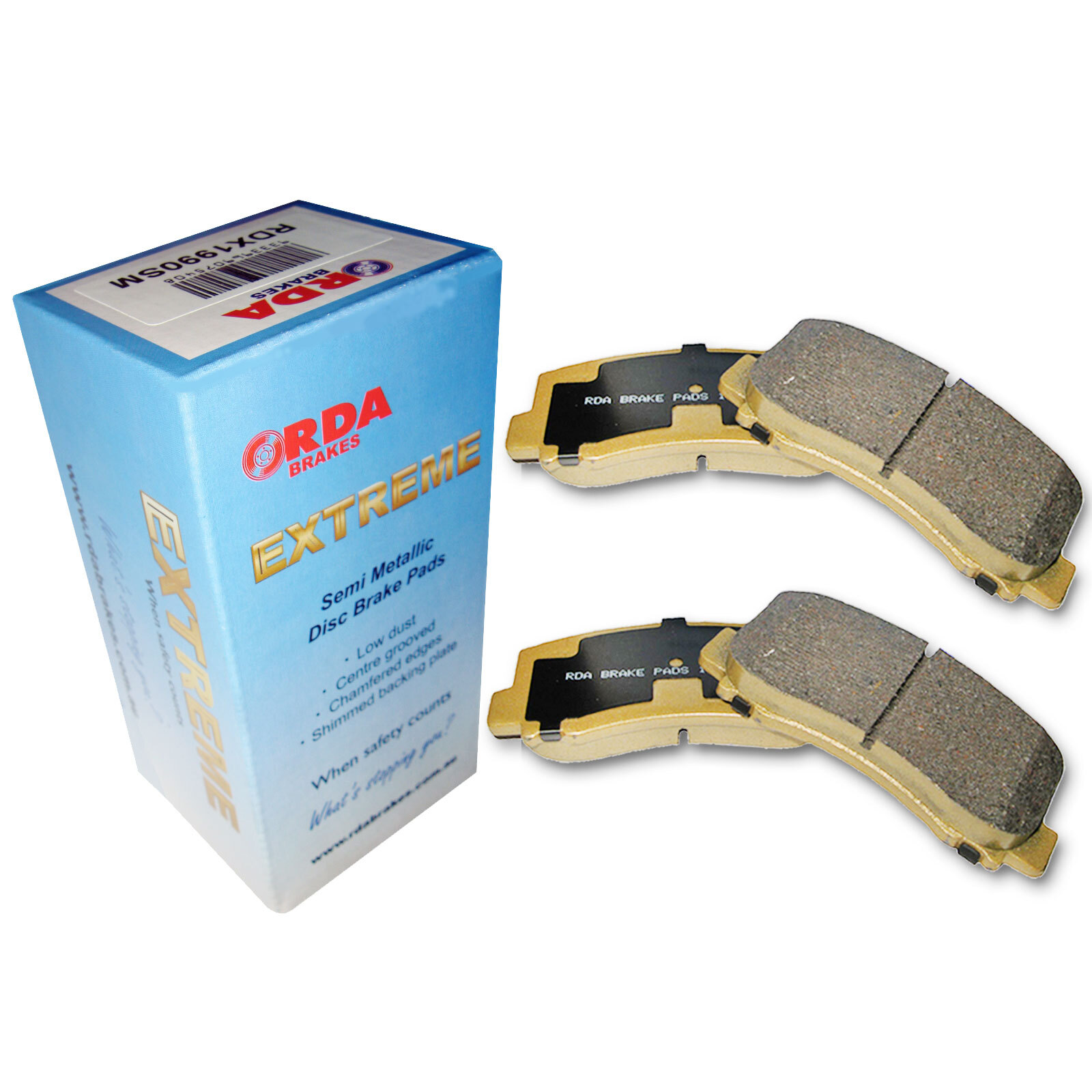 Front RDA Disc Brake Pads for Ford Falcon BA FPV GT, F6 TYPHOON - PBR ...