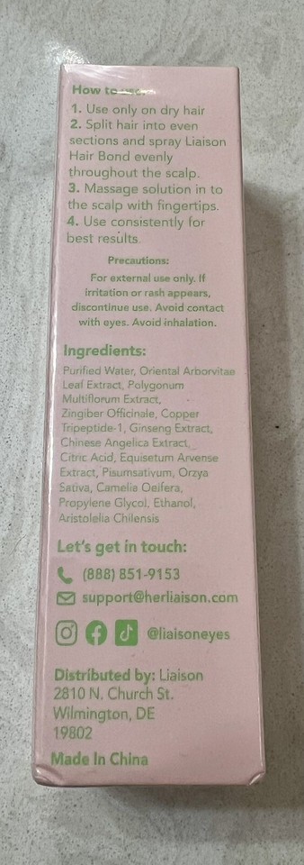 LIAISON The Hair Bond Hair Revive Spray 50ml/1.7 fl oz Sealed New Exp ...