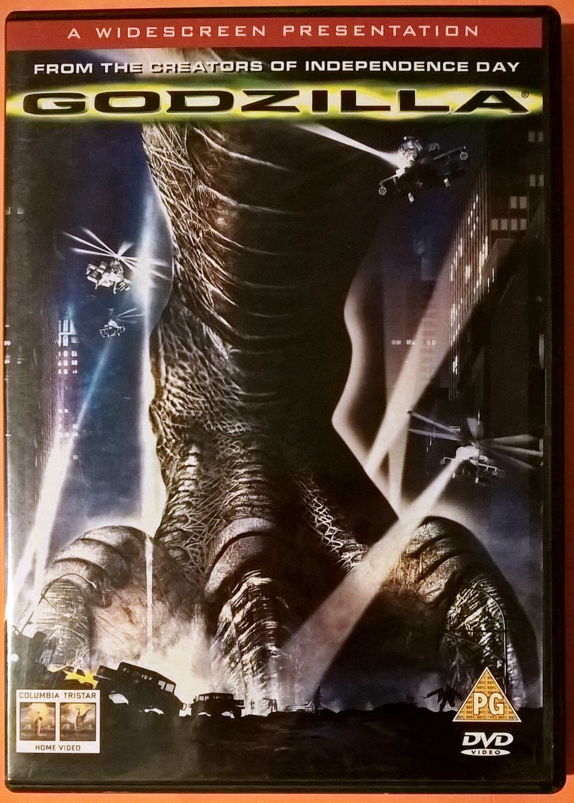 Godzilla 1998 Dvd Cover