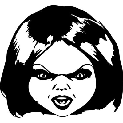 Tiffany vinyl decal sticker signature autograph horror bride of chucky ...