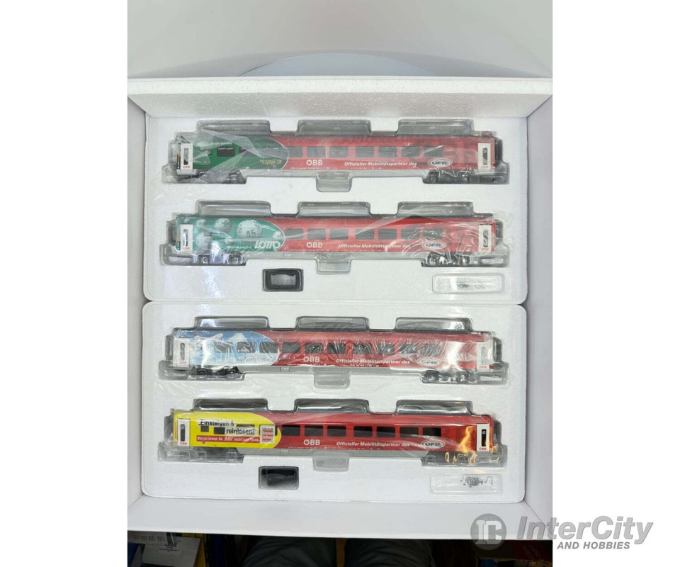 Jaegerndorfer 70902 HO OBB OFB RJ 7 SET + Taurus Railjet Limited ...