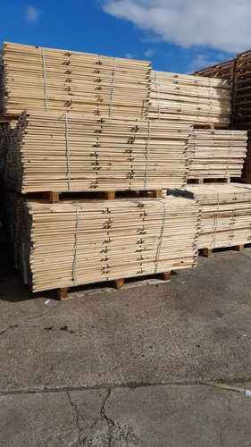 Euro Pallet Collars 50-Pack Wooden Shipping Crate Planter Sides ...