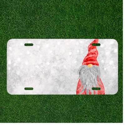 Custom Personalized License Plate Auto Tag With Santa Claus Elf Add ...