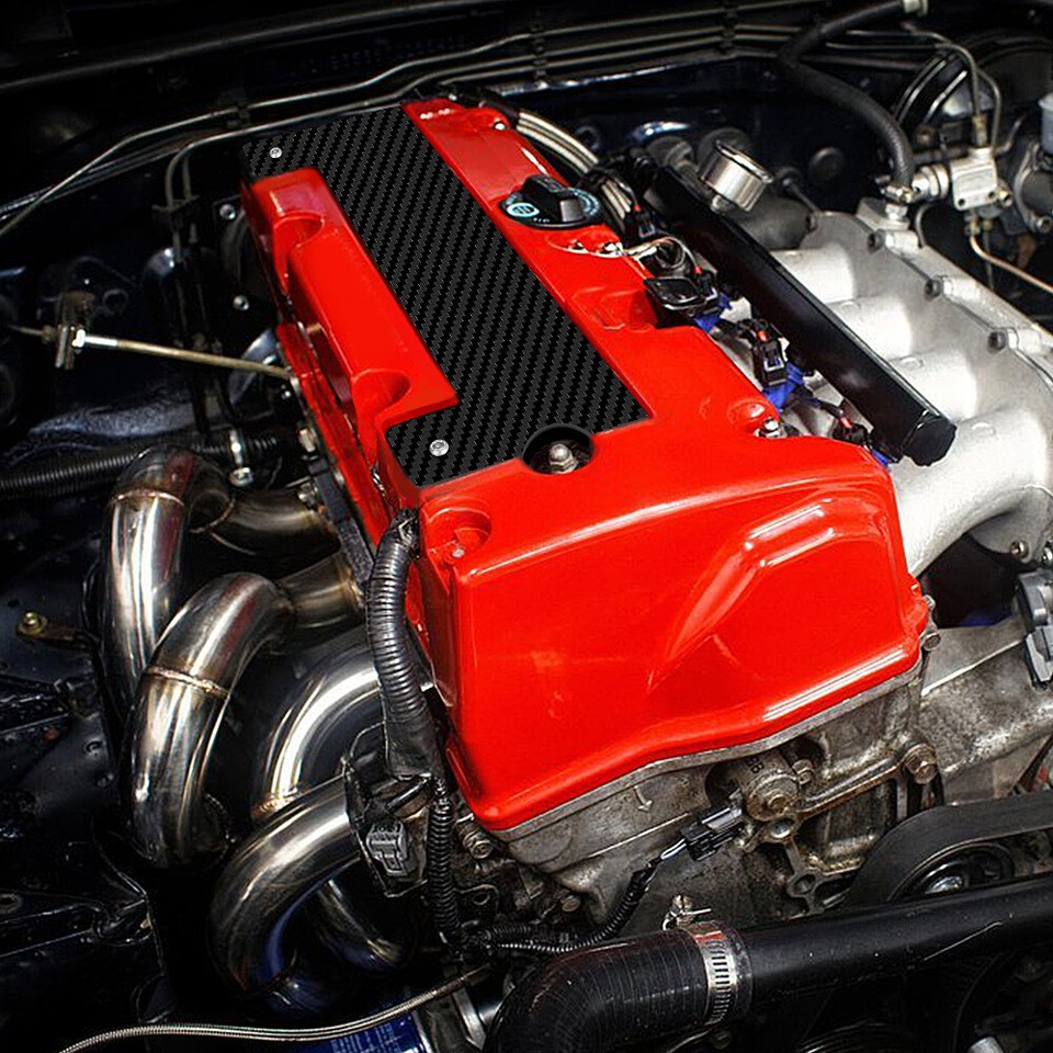 Real Dry Carbon Fiber Spark Plug Cover For Honda K Series For K20 K24 ...