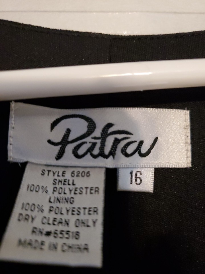 Patra - Size 16 - Black Dress | eBay
