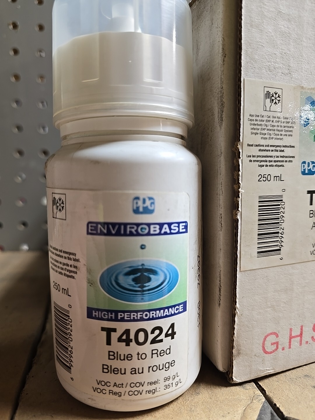 PPG Envirobase T4024 BLUE TO RED 250ML | eBay