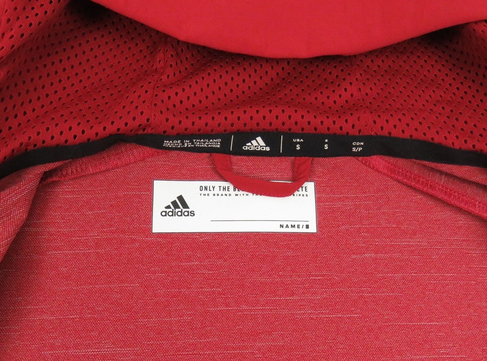 Indiana Hoosiers IU Adidas NCAA Mens Red Hooded Full Zip Jacket S | eBay