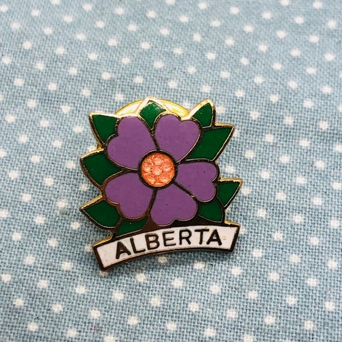 Alberta Canada Wild Rose Souvenir Enamel Lapel Pin | eBay