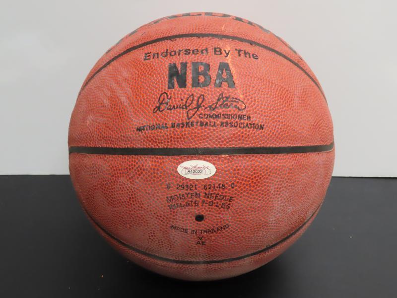 Allen Iverson Jerry Stackhouse Signed Auto Autograph Basketball JSA COA ...