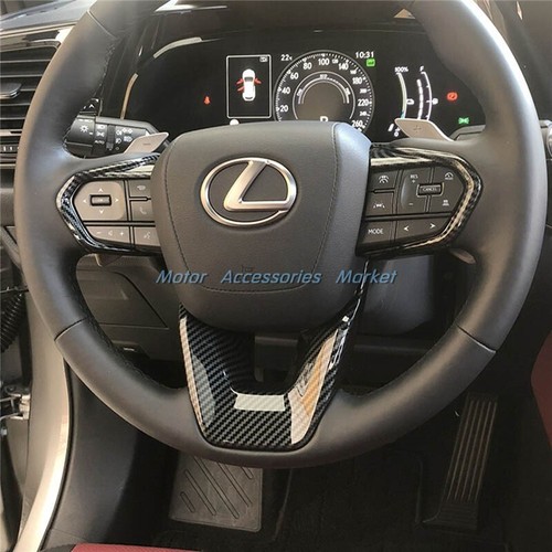 Carbon Fiber Style Steering Wheel Cover Trim For Lexus RX350 RX500h ...