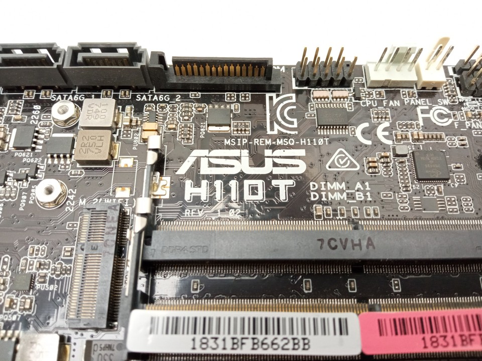 Asus H110T Socket 1151 DDR4 Mini-ITX Motherboard With I/O Shield and ...