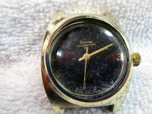 Bolivia Accuratime 25 Swiss Made Burgana Watch 1 Jewel 160-54-28 | eBay