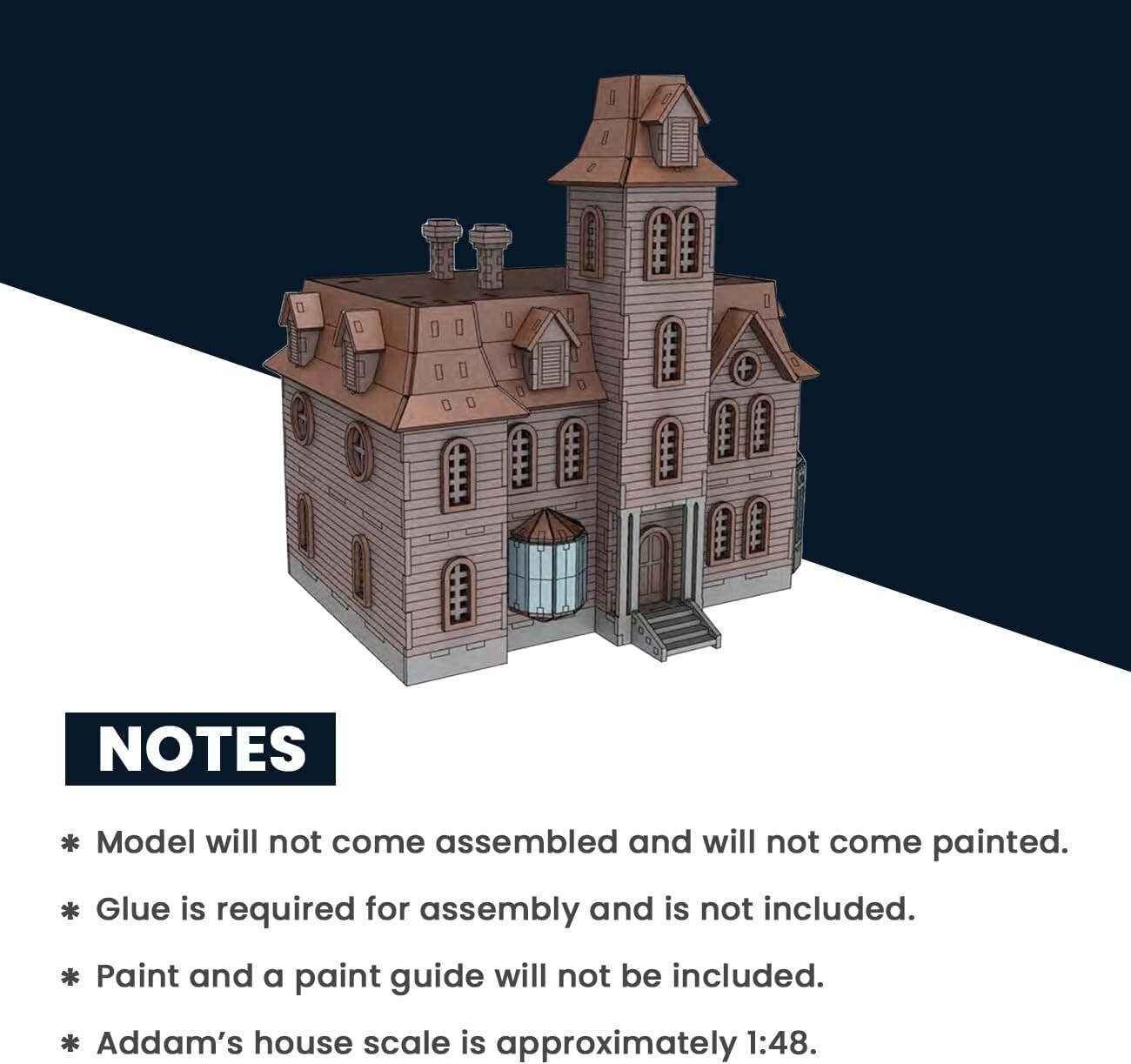 Addams Family House Model Kit - New Version Spooky Delight Eerie Fun ...