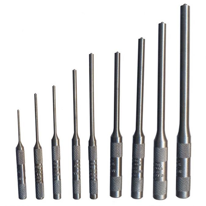 Mayhew Pro 9 Piece Roll Pin Pilot Punch Set Made in the USA | eBay