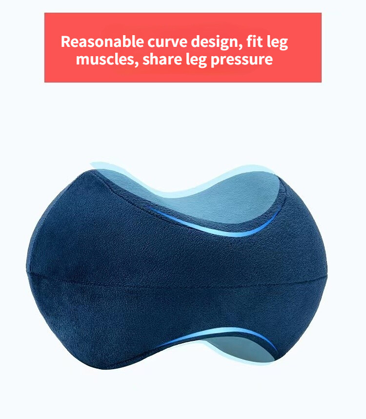 Leg Support Pillow Contour Leg & Knee Support Wedge Sciatica Memory Bed ...