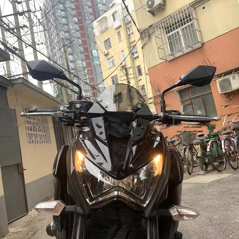 For KAWASAKI Z800 2013-2016 Windscreen Windshield Wind Deflector Smoke ...