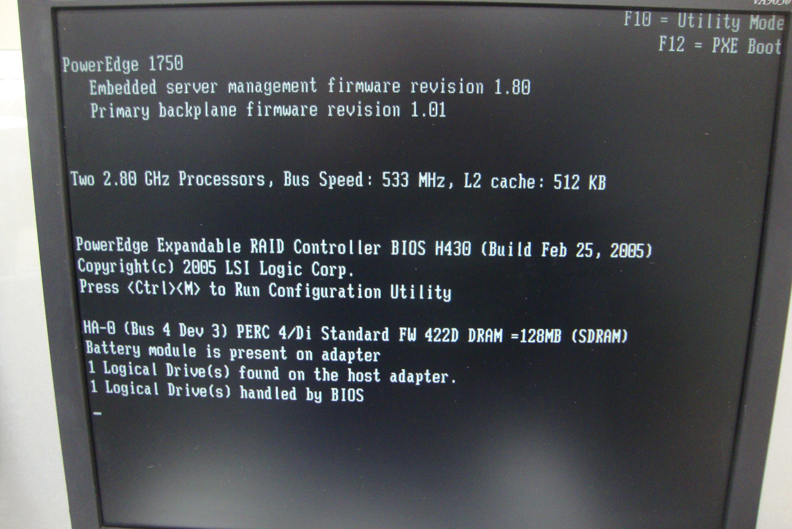 DELL POWEREDGE R300 1U RACK MOUNT SERVER XEON E3113 3.0GHz 8GB 2x73GB ...