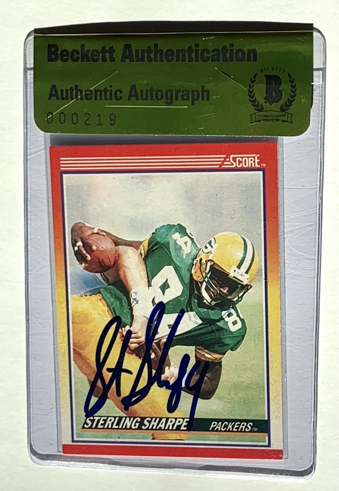 Sterling Sharpe Autographed Memorabilia | Signed Photo, Jersey ...
