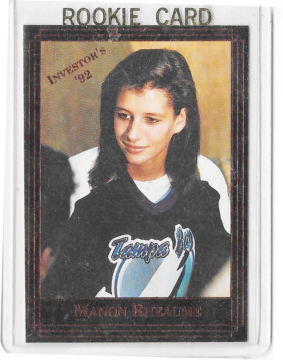 Manon Rheaume " First Lady of Hockey " 1992 GOLD Investor's Journal ...